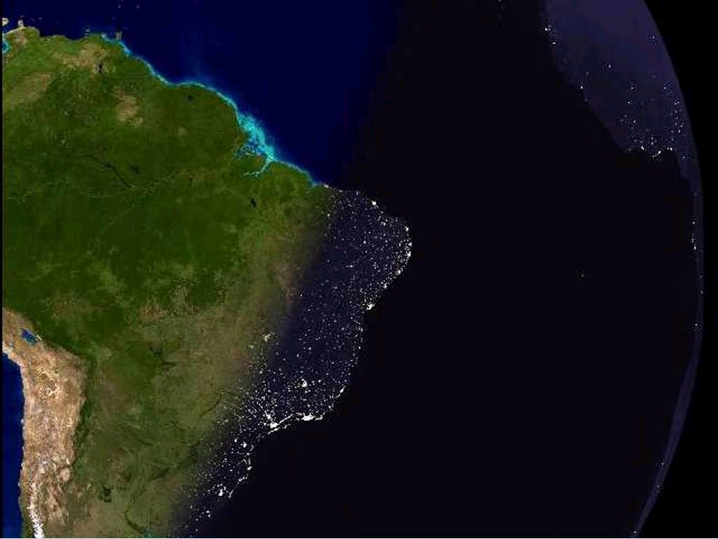 Brasil satelite - Brazil is a vast country, so it has a wide variety of ...