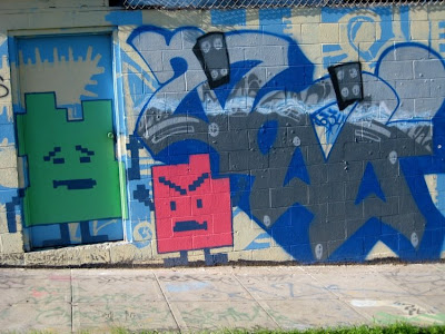 Lurker: Aqua Teen Hunger Force in Glassell Park Los Angeles graffiti