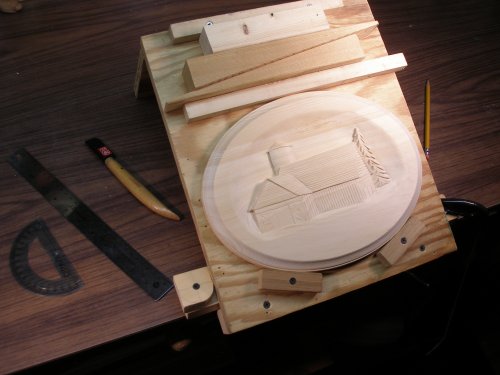 Onondaga Wood Carving: Bench Hook in Action