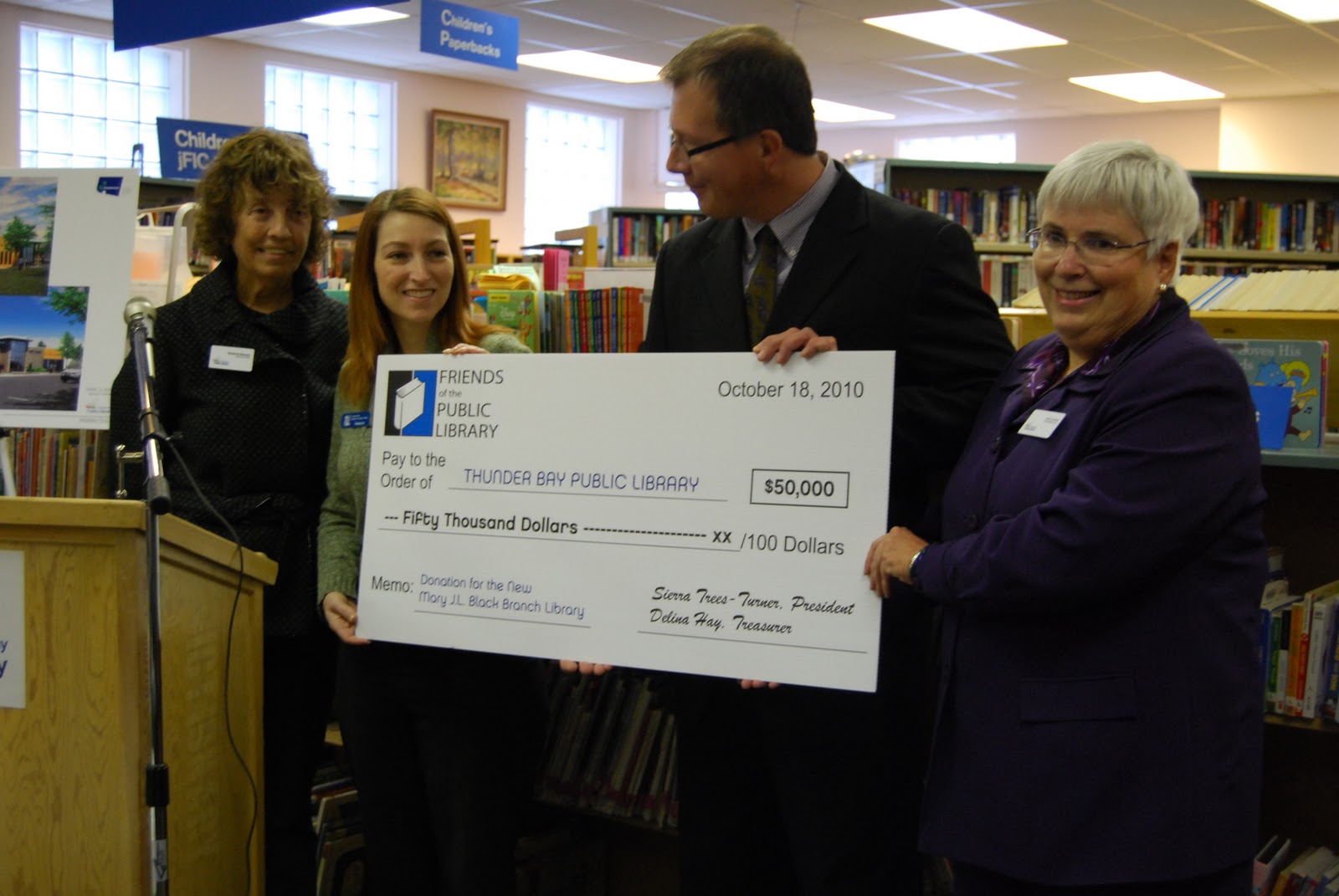 Library launches $ campaign - Your Thunder Bay