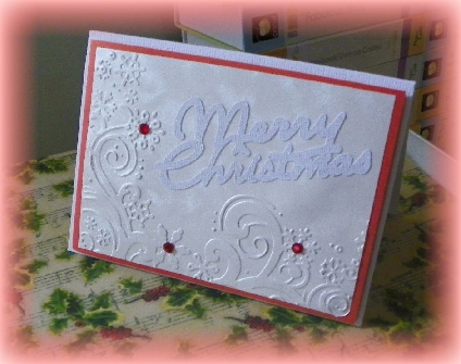A New Creation: Christmas Cards using Cuttlebug