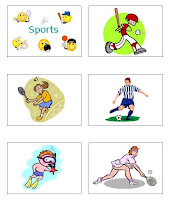 Prince Edison's Blog: DIY Flash Card #2: Sports