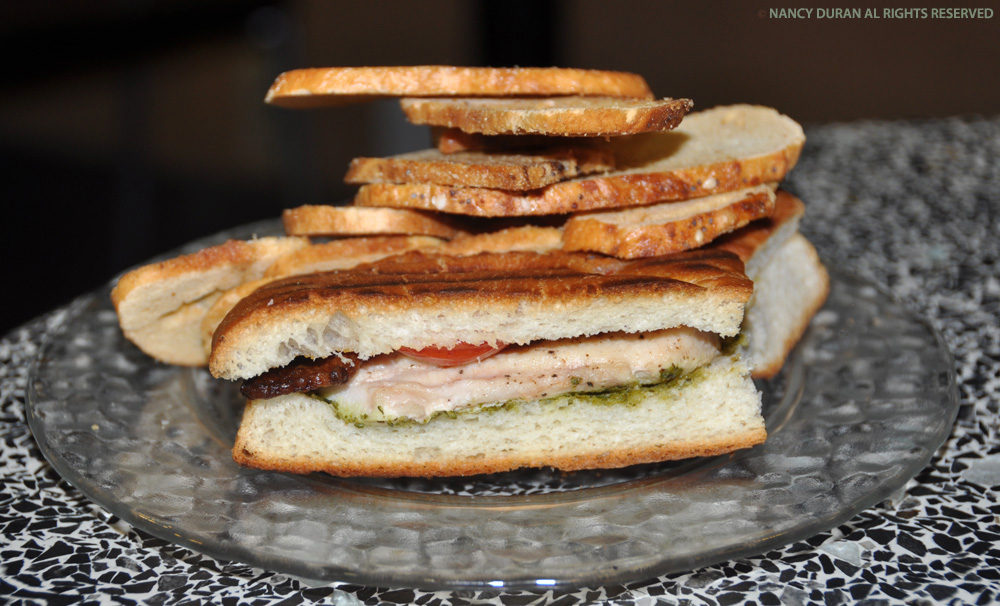 A Pedir de Boca: Panini con pesto y pollo