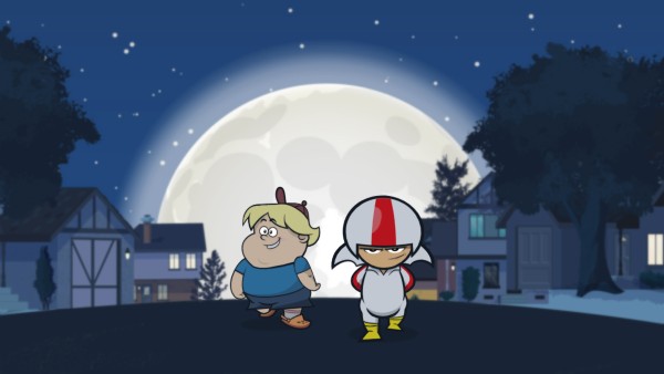 acrobacias de kick buttowski: kick y su amigo gunther