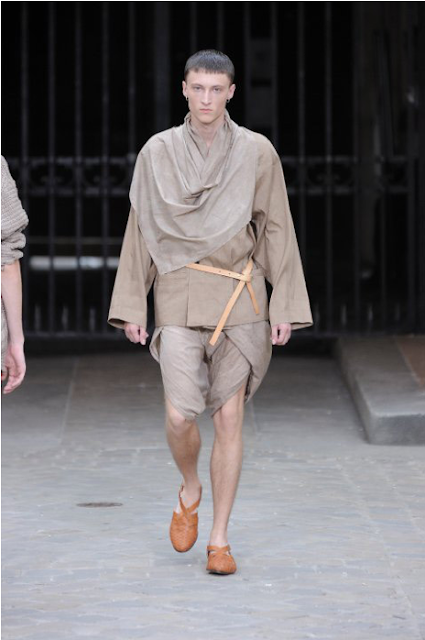 STEVENSTYLE: "The Jersey drape" On Mens S/S 2011