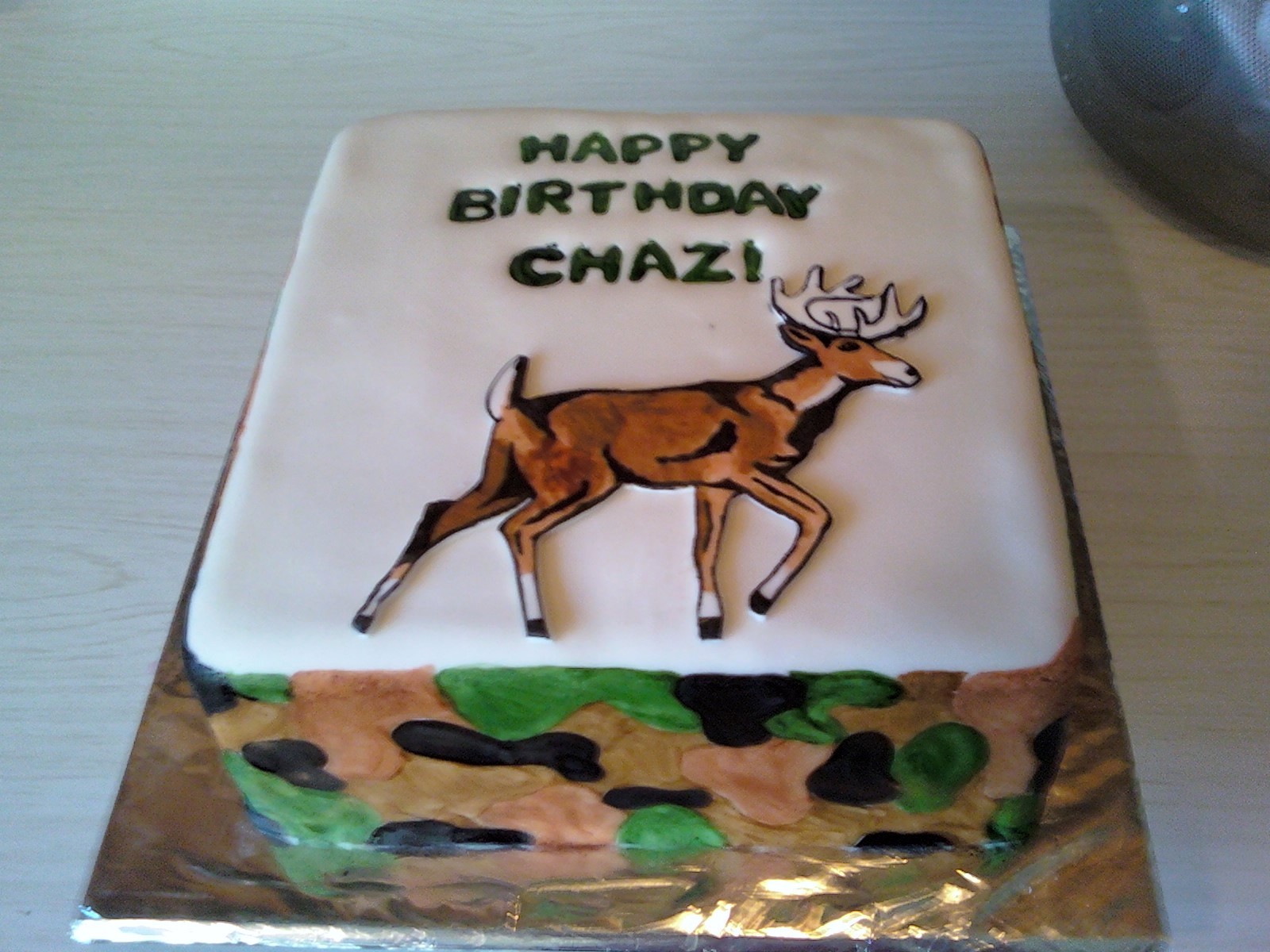 Sarah's Cake Haven: Big Buck Birthday Cake
