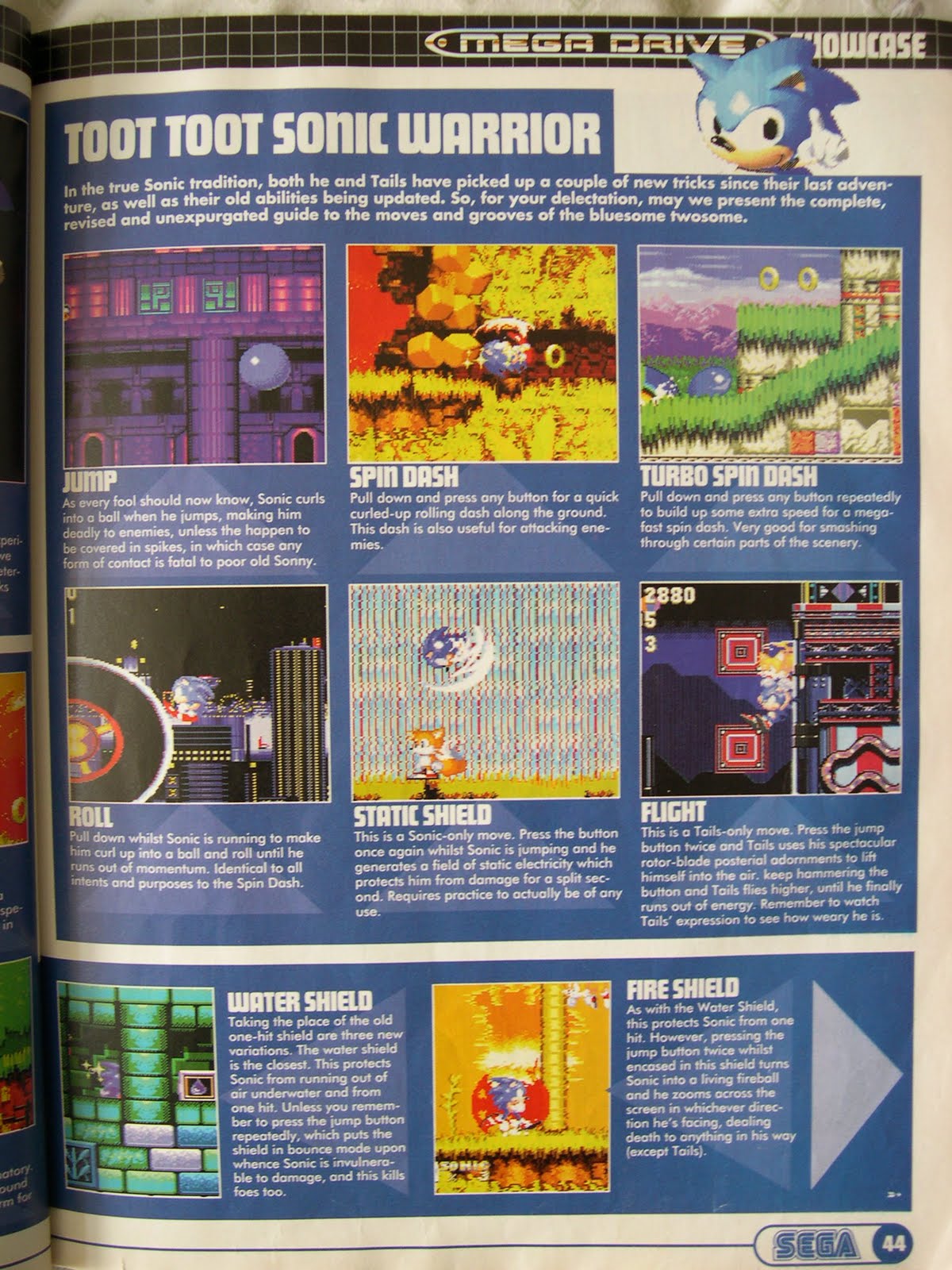 Sega Ages: UK Official Sega Magazine #2 February 1994 Sonic 3 Showcase ...