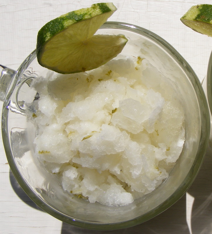 The Virtual Goody Plate: Lime-Coconut Granita