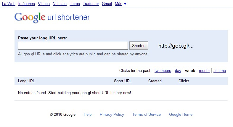 El blog de JotaPe: Goo.gl, el acortador de Google ya es publico