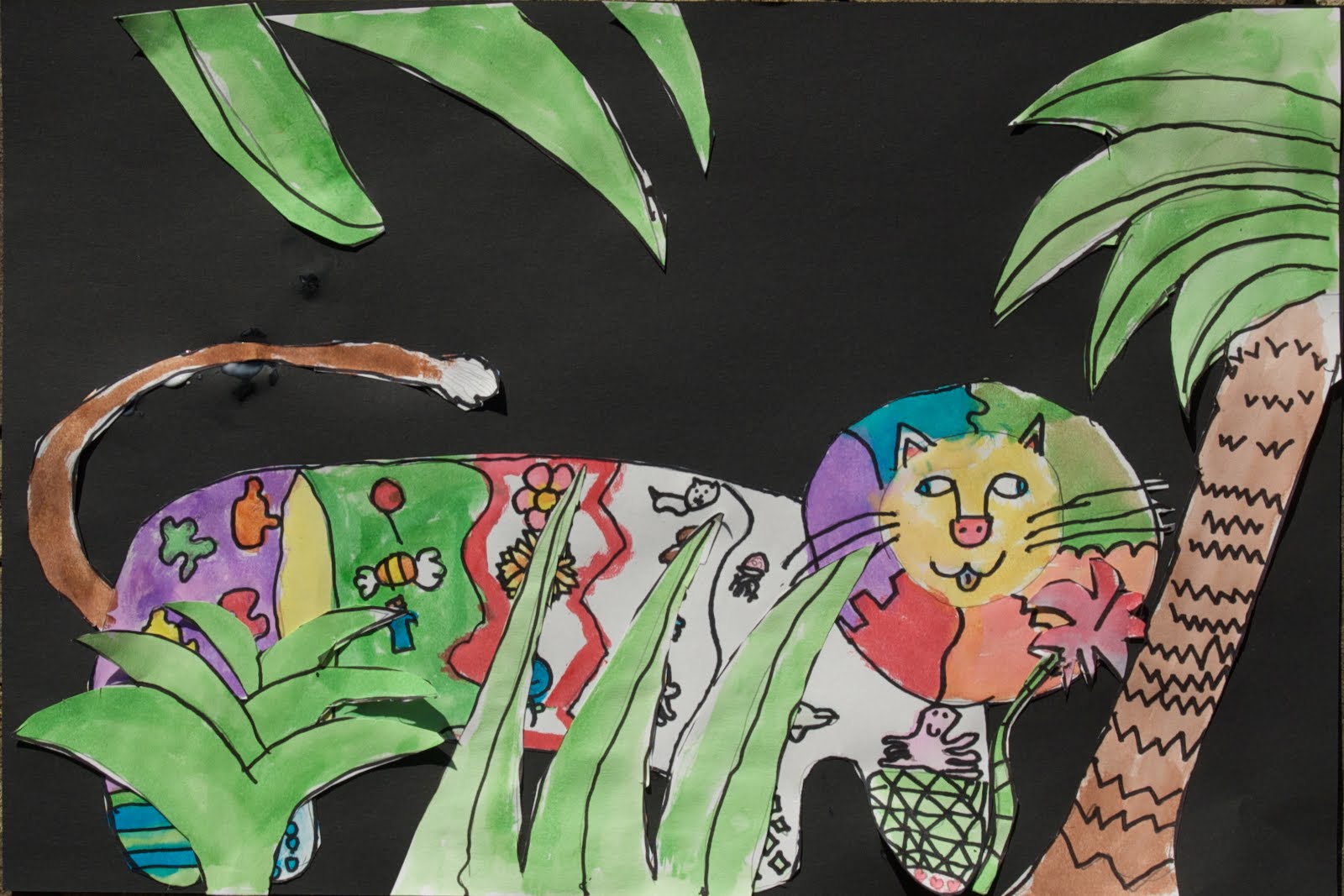 Art Blast!: September 2010 - Henri Rousseau and the Jazzy Jungle Cat!