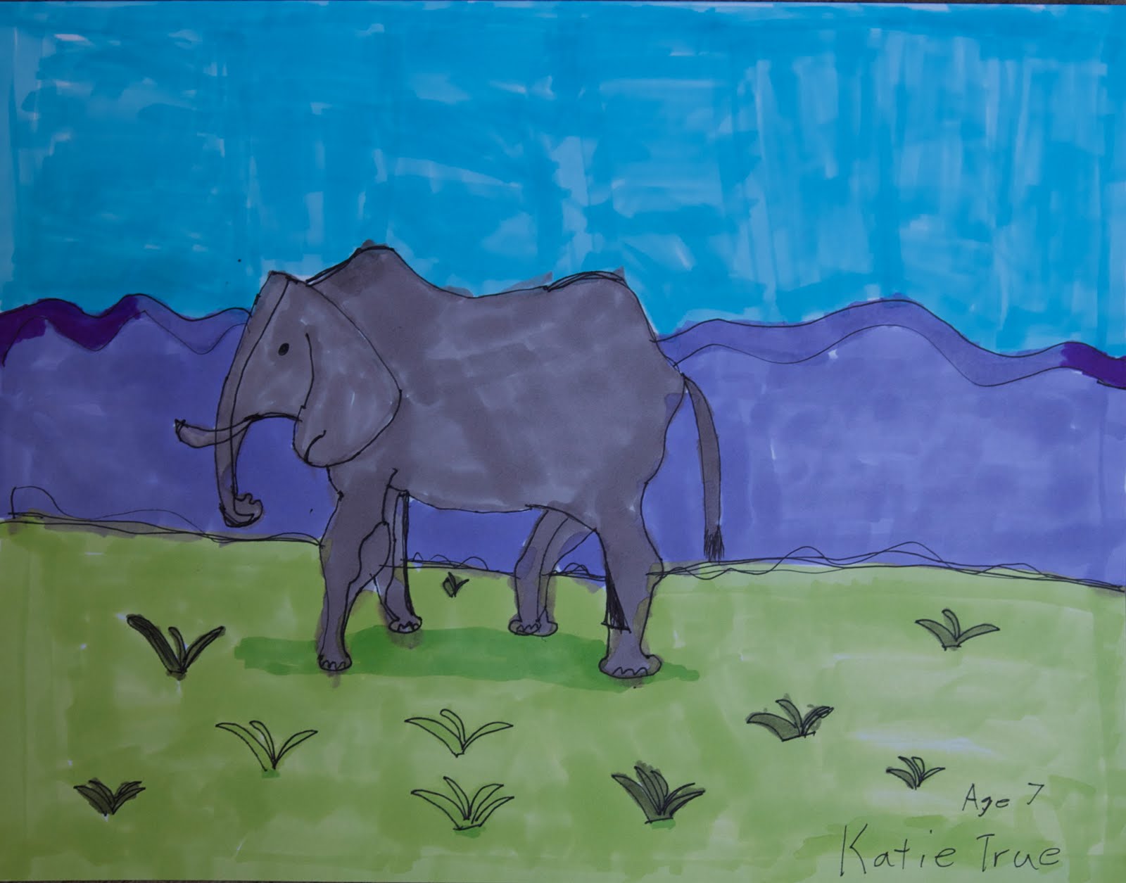 Afternoon Art Classes for Kids: Elephant