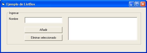 programacion (orientada a objetos): ListBox y Control ComboBox programacion (orientada a objetos): ListBox y Control ComboBox