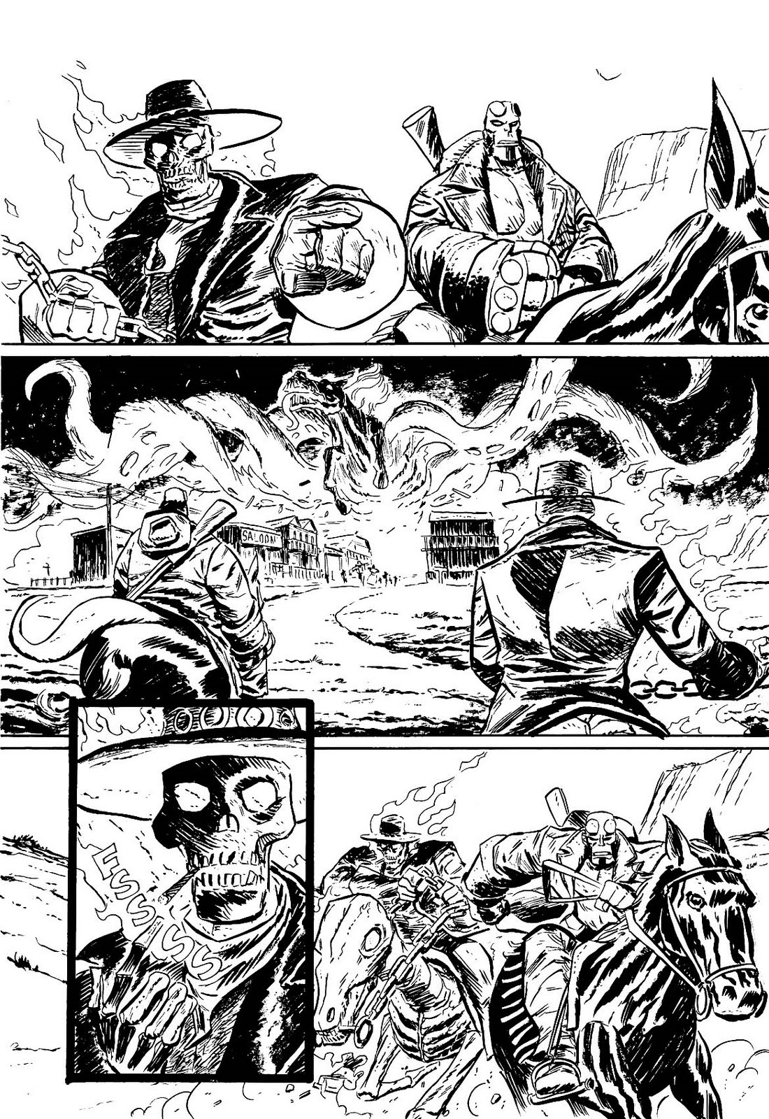 Ghost Rider Vs Hellboy