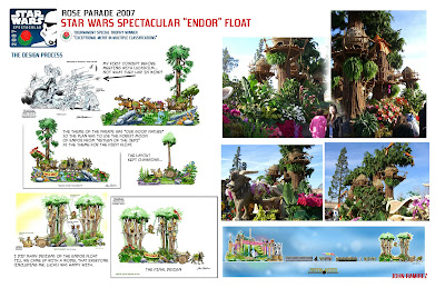 memoirs of a theme park designer: STAR WARS ROSE PARADE FLOATS