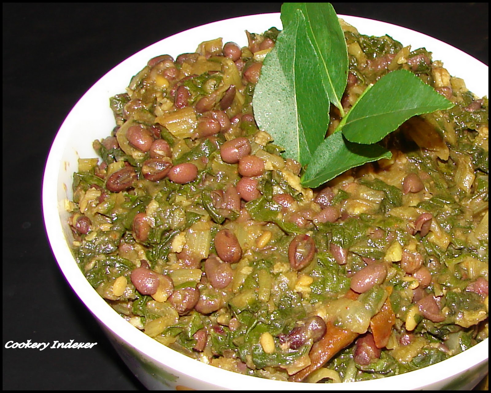 ! Regional Indian Cuisine Blogroll !: Green Swiss Chard and Azuki Beans ...