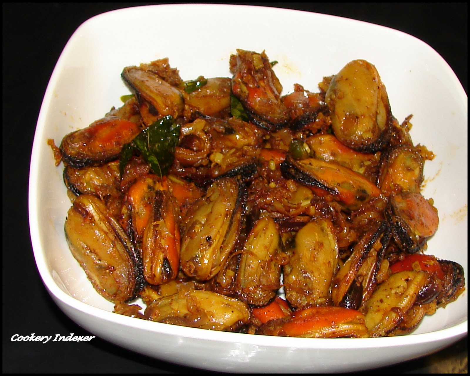 ! Regional Indian Cuisine Blogroll !: Kerala Style Mussel Stir-fry ...
