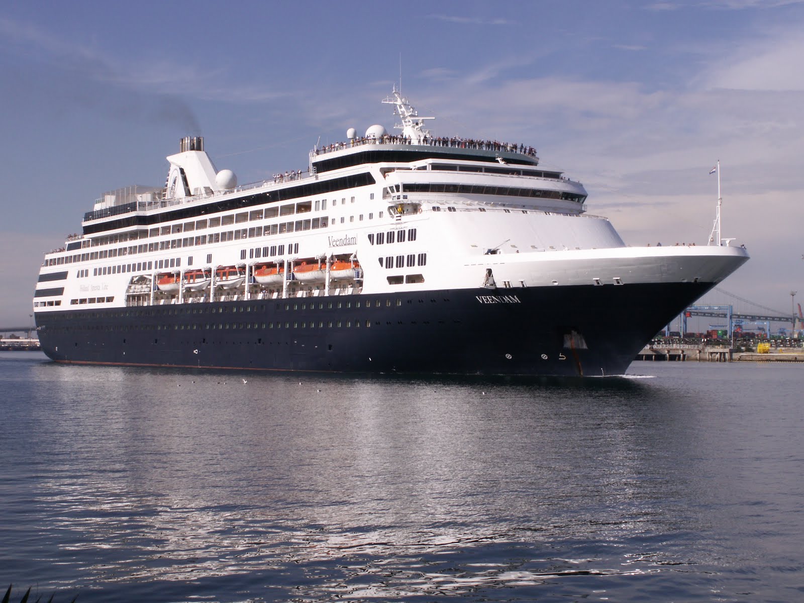 Picture of Veendam - Full Broadside? - Holland America Line - Cruise ...