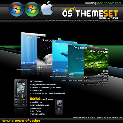 Theme Styles: Free OS Theme Pack for Sony Ericsson