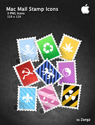 Theme Styles: Free Mac Mail Stamp Icons