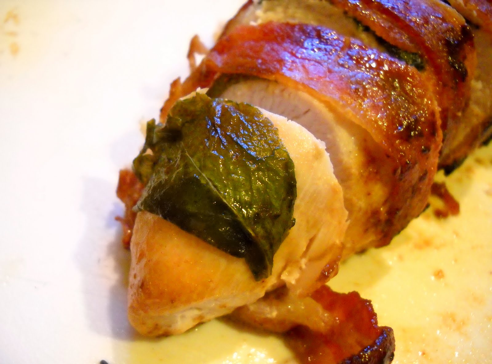 Friends, Music, Wine... Mangiamo: Pancetta Wrapped Chicken with Sage