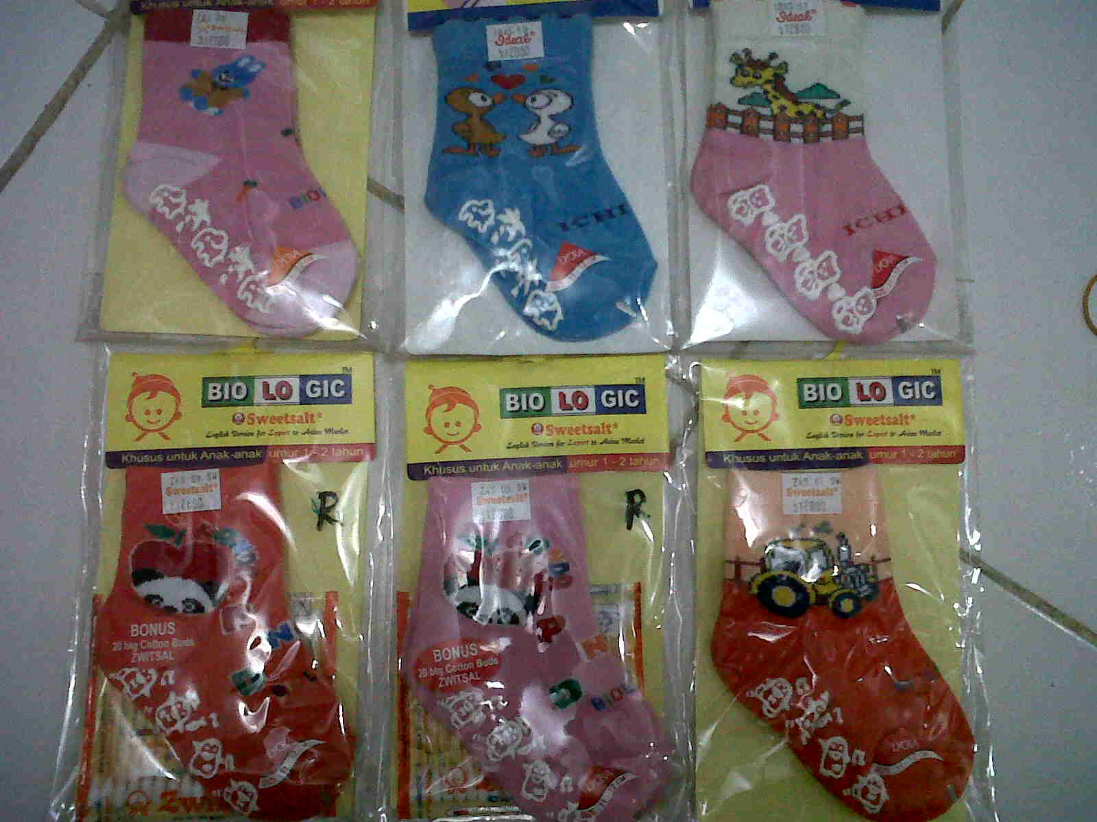 Perlengkapan Bayi dan Anak "ISTANA BABY": Kaos kaki biologic ZWITSAL ...