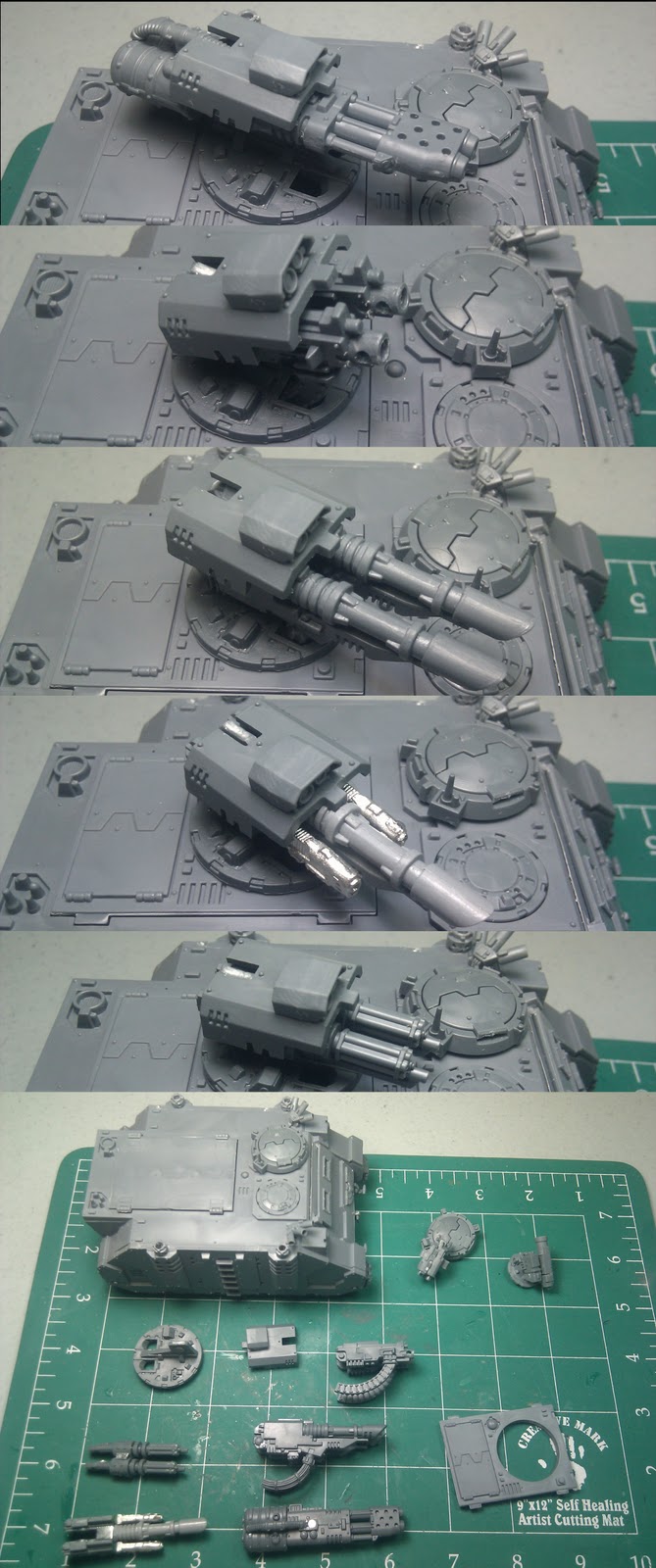 Boltguns, Bashers and Brushes: Tutorial: Razorback Flamer Turrets