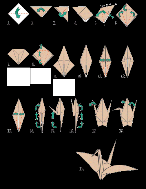 origami ostrich ~ origami instructions art and craft ideas