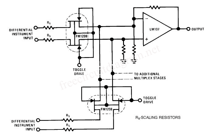 FM1208 monolithic dual differential multiplexer for differential analog ...
