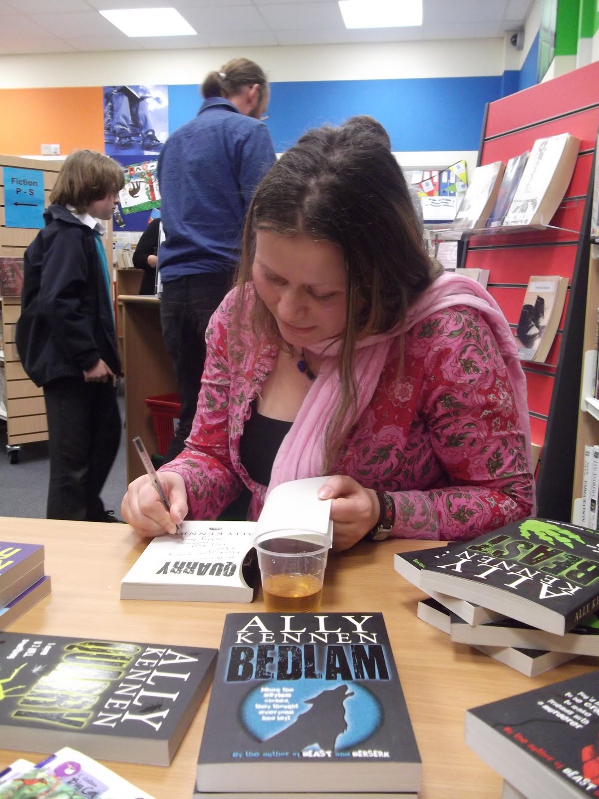 Ally Kennen: QUARRY LAUNCH AT WIVELISCOMBE LIBRARY