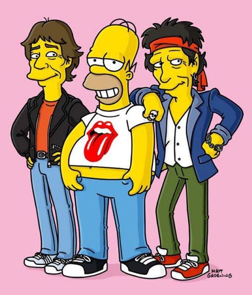 Rock n roll Simpsons - Imagui