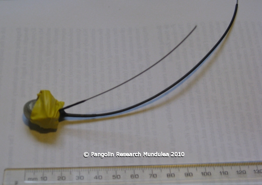 Pangolin Research Mundulea: Some Tracking Technology Options