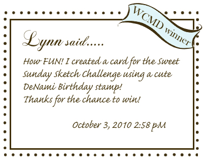 DeNami Design Blog: WCMD Gift Certificate Winners