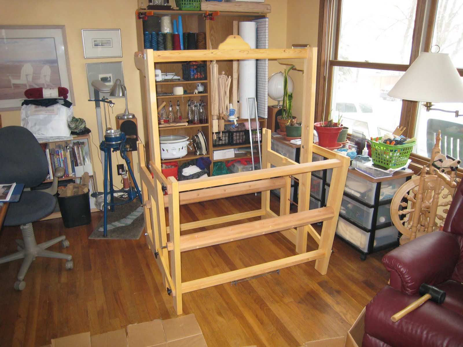 MadCityMike's Blog: "Assembly Begins on My Oxaback Lilla Floor Loom"
