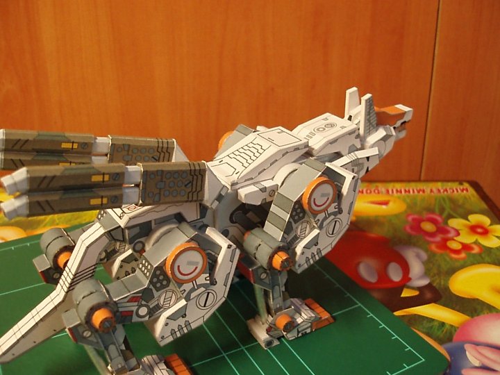 Kertas igo: Zoids Command Wolf Paper Model