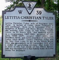 Little Bits of History Along U.S. Roadways: Letitia Christian Tyler ...
