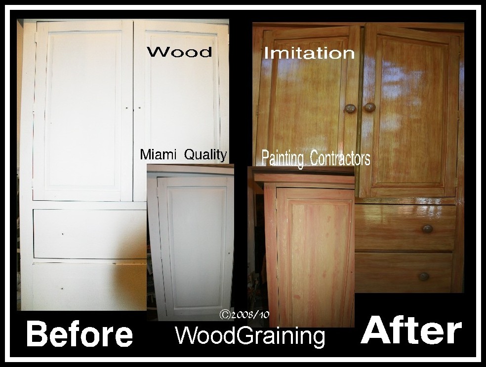 Wood graining finish: Painted Wood Save your Money Artistic Finish Wood ...
