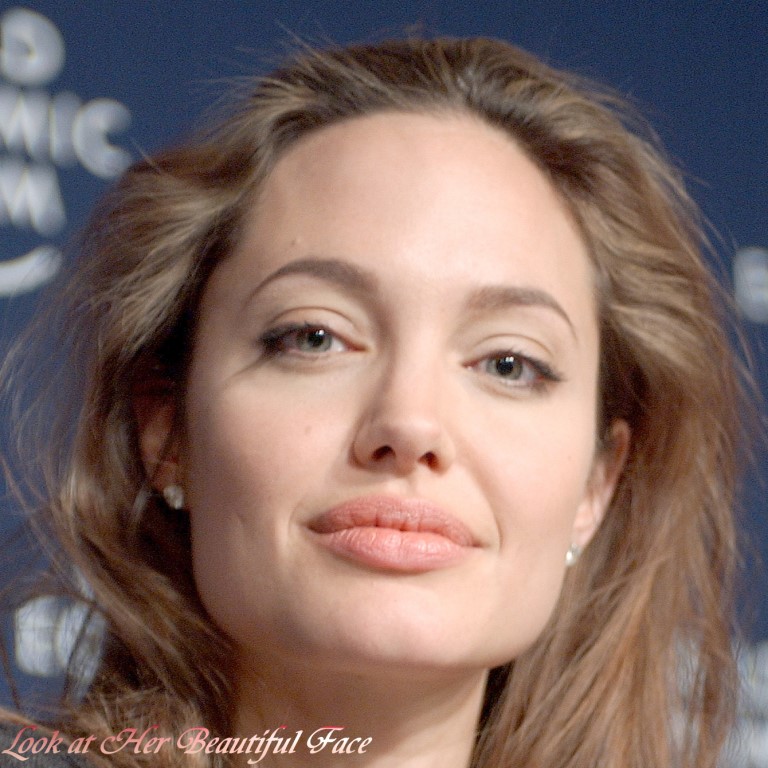 Look At Her Beautiful Face: Look At Angelina Jolie Beautiful Face