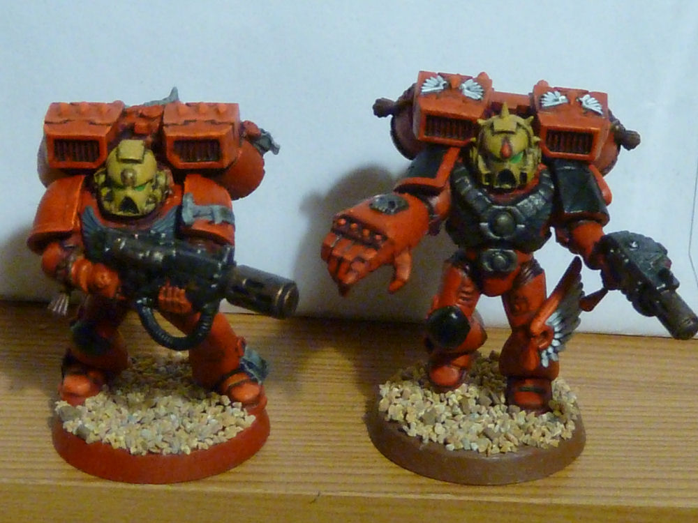 The 40k Project: Blood Angels Melta Gun guy done!