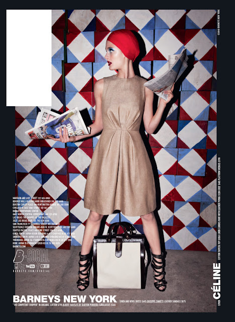 FASHION SPREADS: Constance Jablonski by Terry Richardson for BARNEYS NY ...