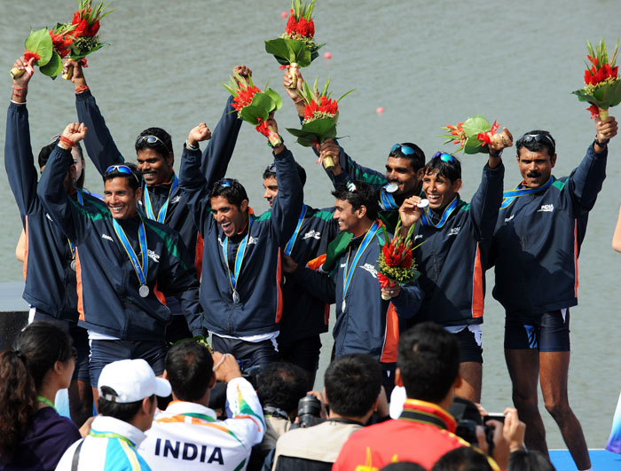 Silver Medal - Anil Kumar, Girraj Sing, Saji Thomas, Lokesh Kumar ...