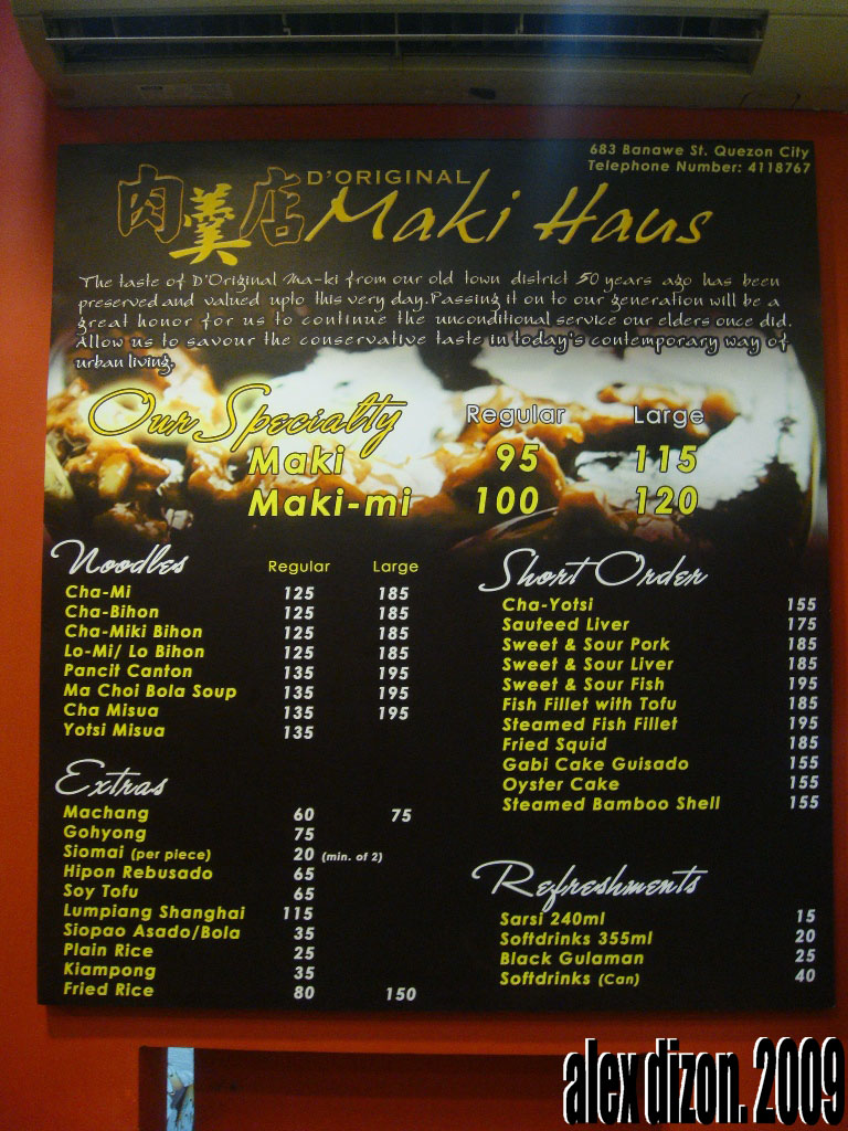 Maki Haus - A Fookien Dining Experience - Recycle Bin of a Middle Child