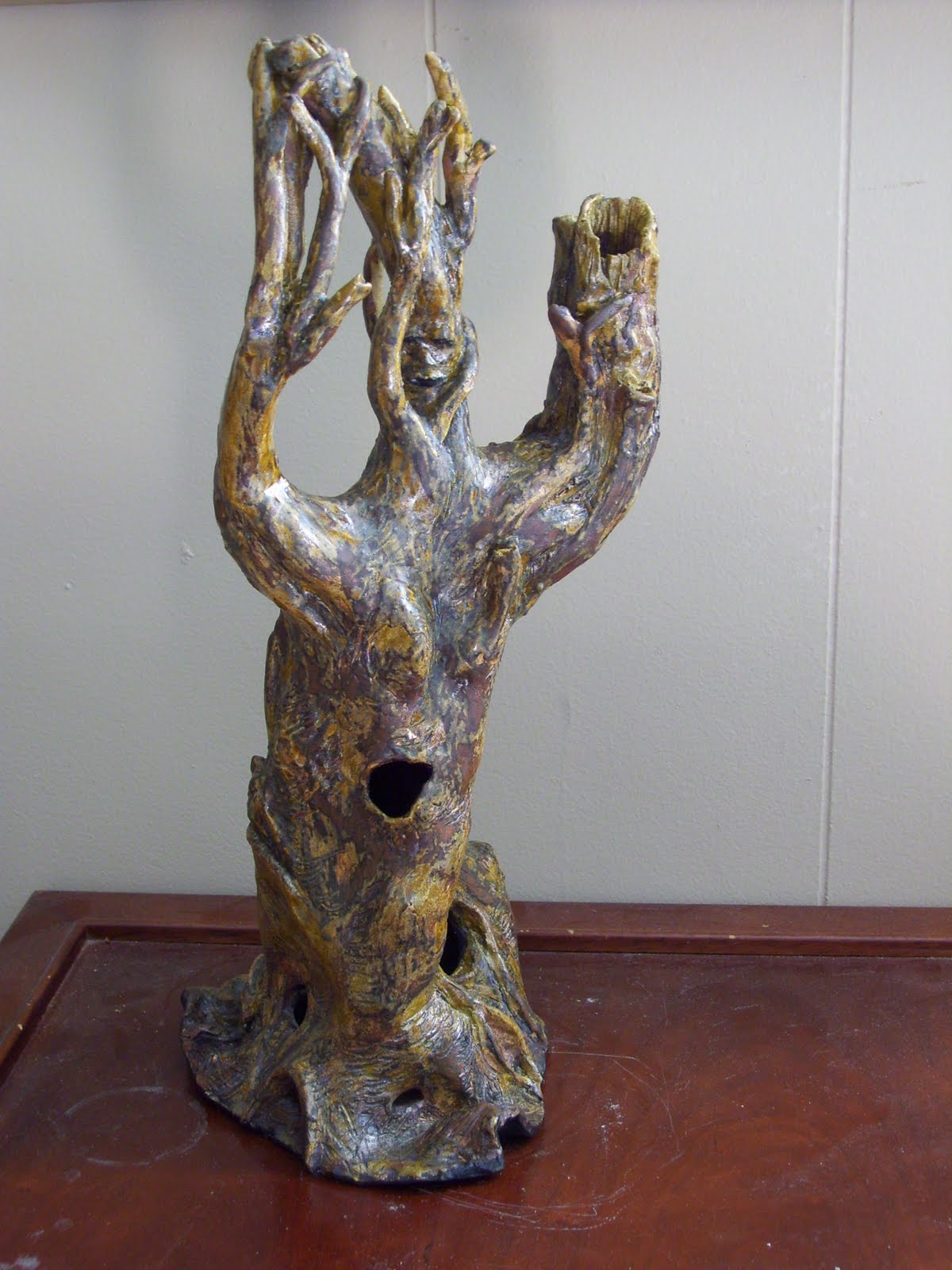 Alchemy of Clay: Tree goddess one