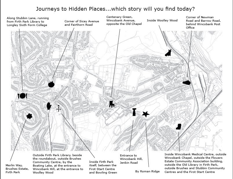 Journeys to Hidden Places: JTHP Map of Project Locations