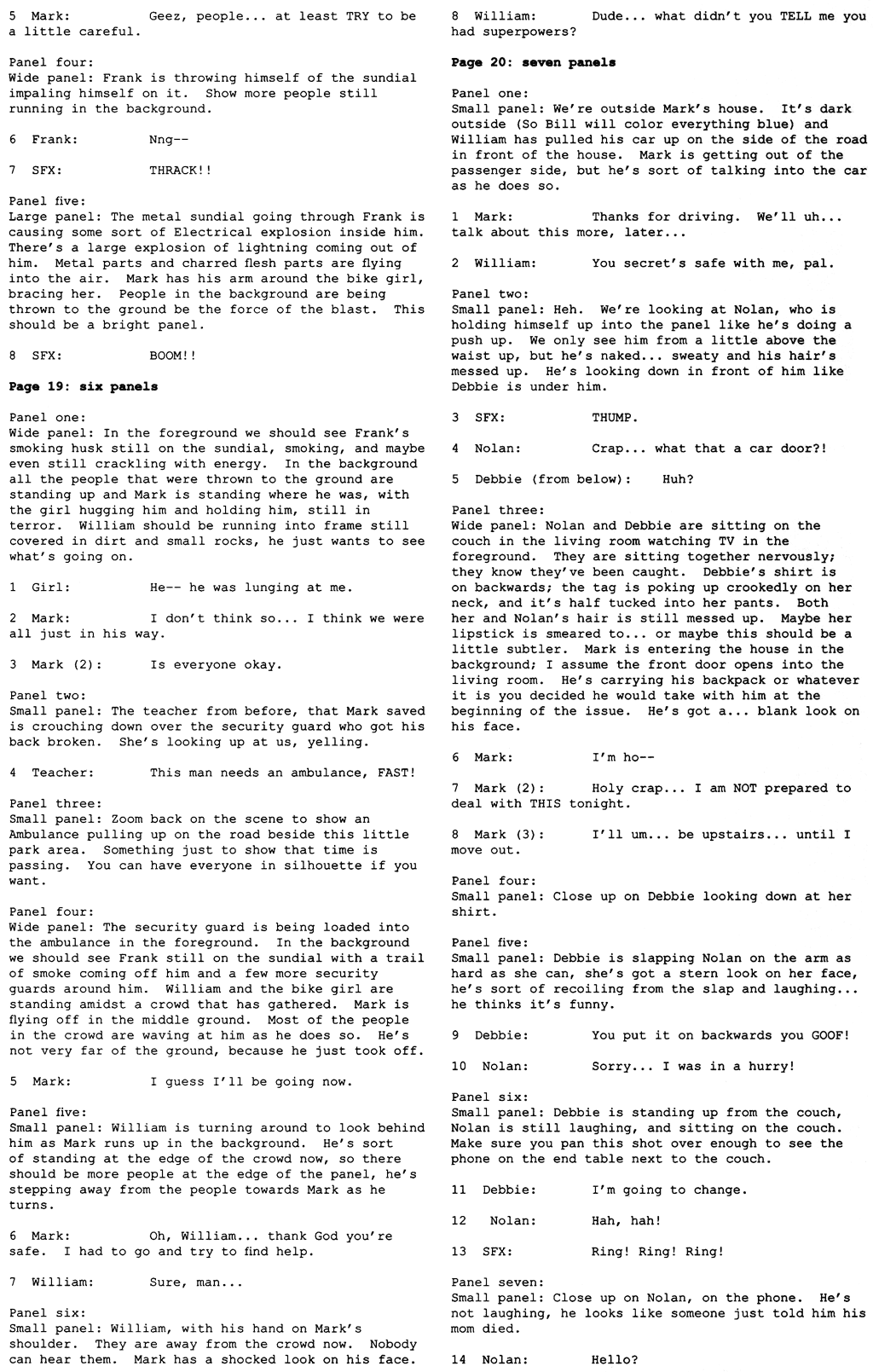 Read online Invincible Script Book comic - Issue # Full