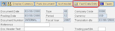 SAP e-mory: Copy or Upload Excel Journal Entry to SAP