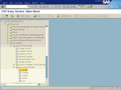 SAP e-mory: SAP FBD1 Recurring Vendor