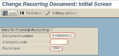 SAP e-mory: SAP FBD2 Delete Recurring item