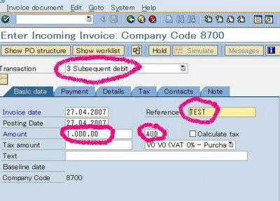 SAP e-mory: SAP MIRO enter freight invoice
