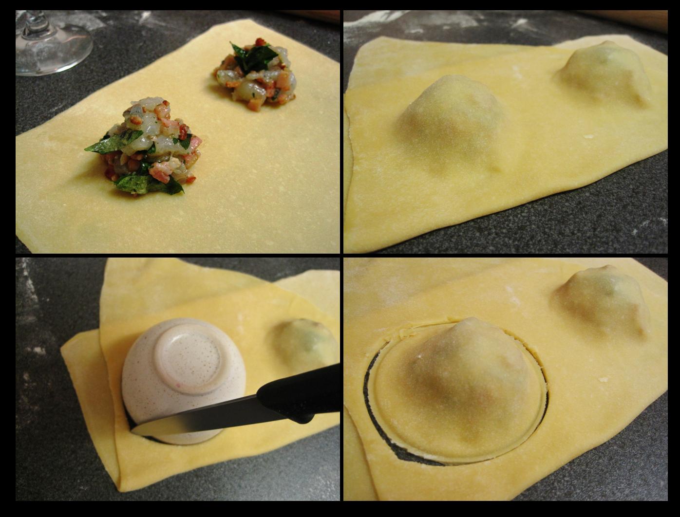 Kiki's Midnight Bakery: Prawn ravioli with green curry dressing