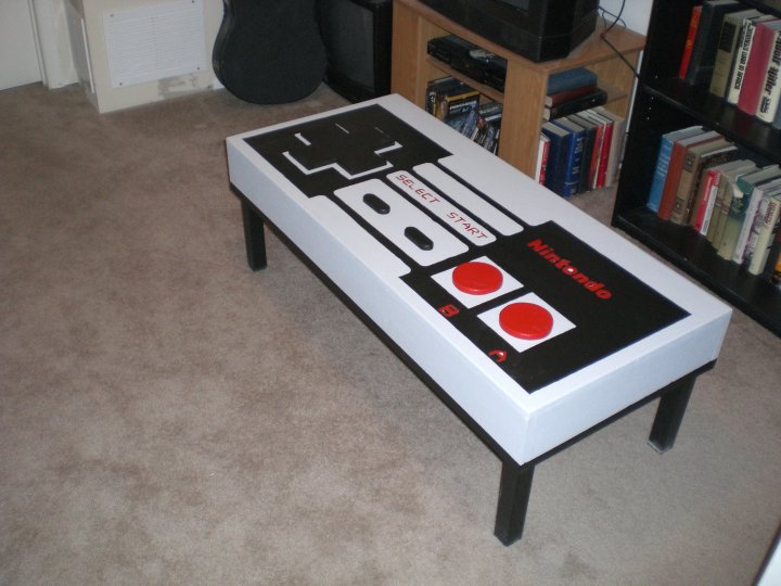 Mortys Art Work: Nintendo Coffee Table